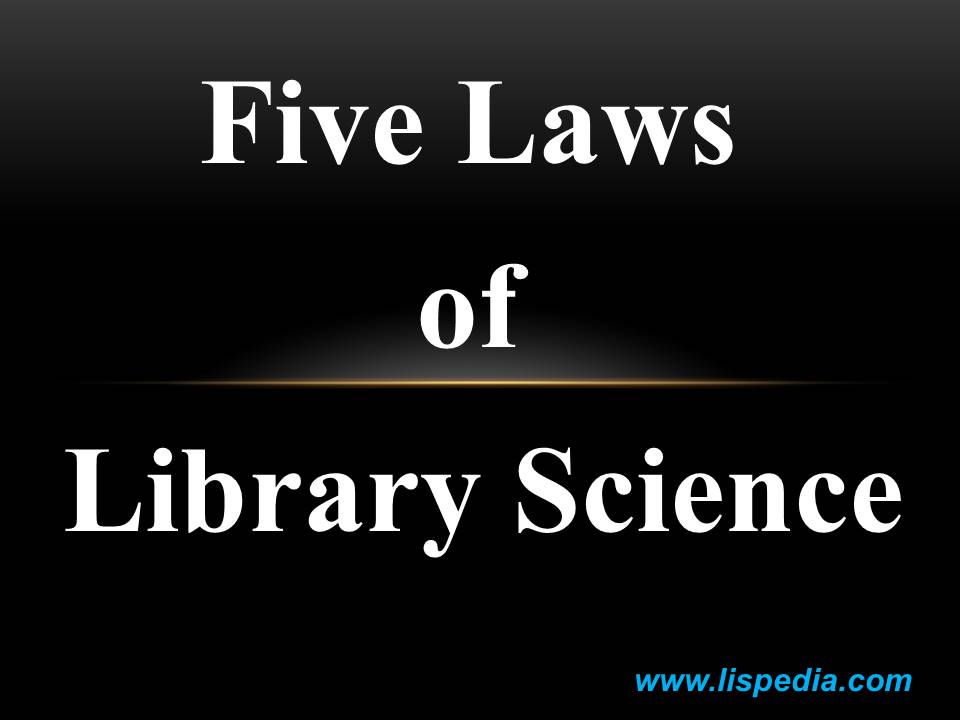 Five Laws of Library Science in hindi